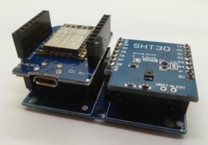 Wemos D1 mini Shield: SHT30 Temperatur und Luftfeuchtigkeit Sensor ...