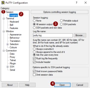 Putty für die Programmierung auf dem Microcontroller ESP - Technik Blog