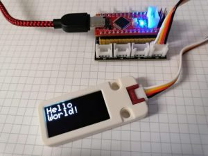 Seeeduino Nano mit M5Stack OLED UNIT SH1107 - Technik Blog