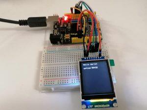 1,77 Zoll TFT Display am Arduino UNO R3 - Technik Blog