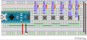 Arduino Lektion #115: mehrere Taster an einem analogen Pin betreiben ...