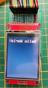 LCDWIKI Bibliothek - gespiegelte Ausgabe auf dem 2,4" TFT Touch Display (ILI9341) - Technik Blog