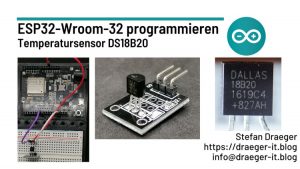 ESP32 - Temperatursensor DS18B20 - Technik Blog