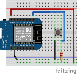 ESP8266 aus dem Deep Sleep mit einem Taster wecken - Technik Blog