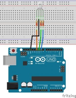 DUINO EDU #5 - RGB LED programmieren - Technik Blog