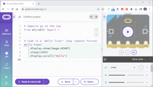 Der Einstieg in die Python-Programmierung mit dem BBC micro:bit ...