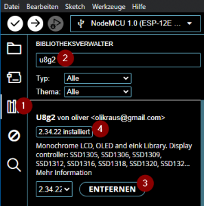 Schritt-für-Schritt-Anleitung: OLED-Display am ESP8266 via I2C programmieren - Technik Blog