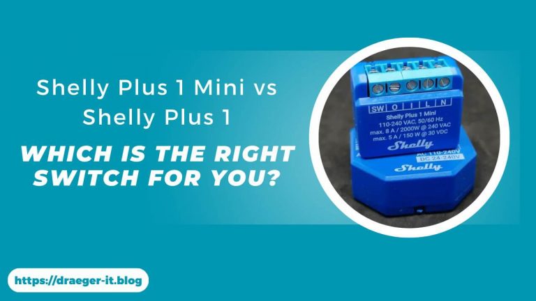 Shelly Plus 1 Mini vs Shelly Plus 1: Which is the right switch for you ...