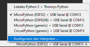 MicroPython mit ESP32: Einführung in den ESP32 D1 R32 - Technik Blog