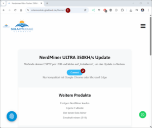 NerdMiner ESP32-2432S028: Alte Firmware gegen neue tauschen – so geht’s - Technik Blog