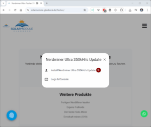 NerdMiner ESP32-2432S028: Alte Firmware gegen neue tauschen – so geht’s - Technik Blog